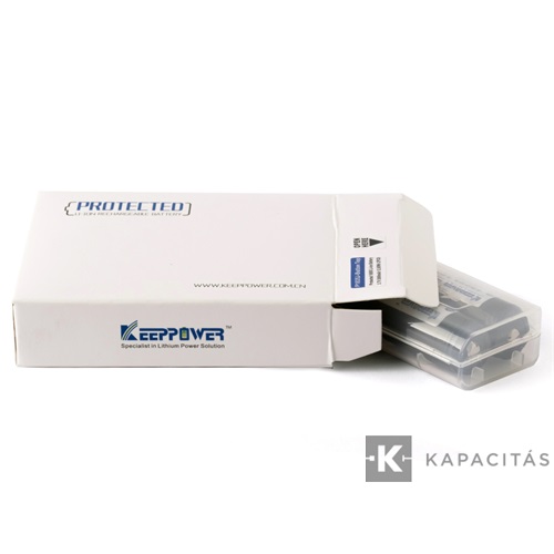 KeepPower 16650 3,7V 2100mAh védett Li-ion akkumulátor - Akkumulátorok ...