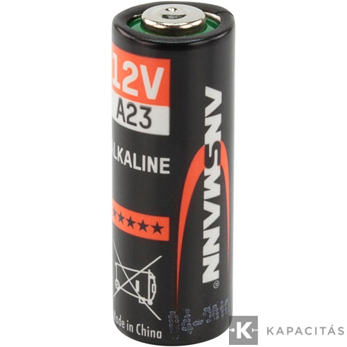 ANSMANN A23/LR23 12V alkáli elem 1 db/csomag - Akkumulátorok és töltők ...