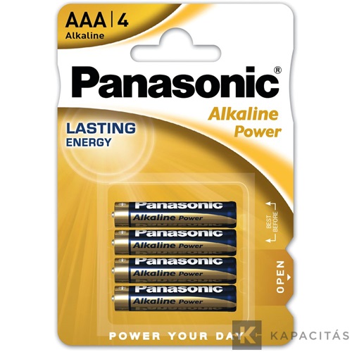 Panasonic LR03APB/4BP 1,5V AAA/mikro tartós alkáli elem 4 db/csomag ...